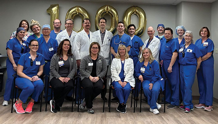 MoBap Celebrates 1,000 TAVR Case Milestone
